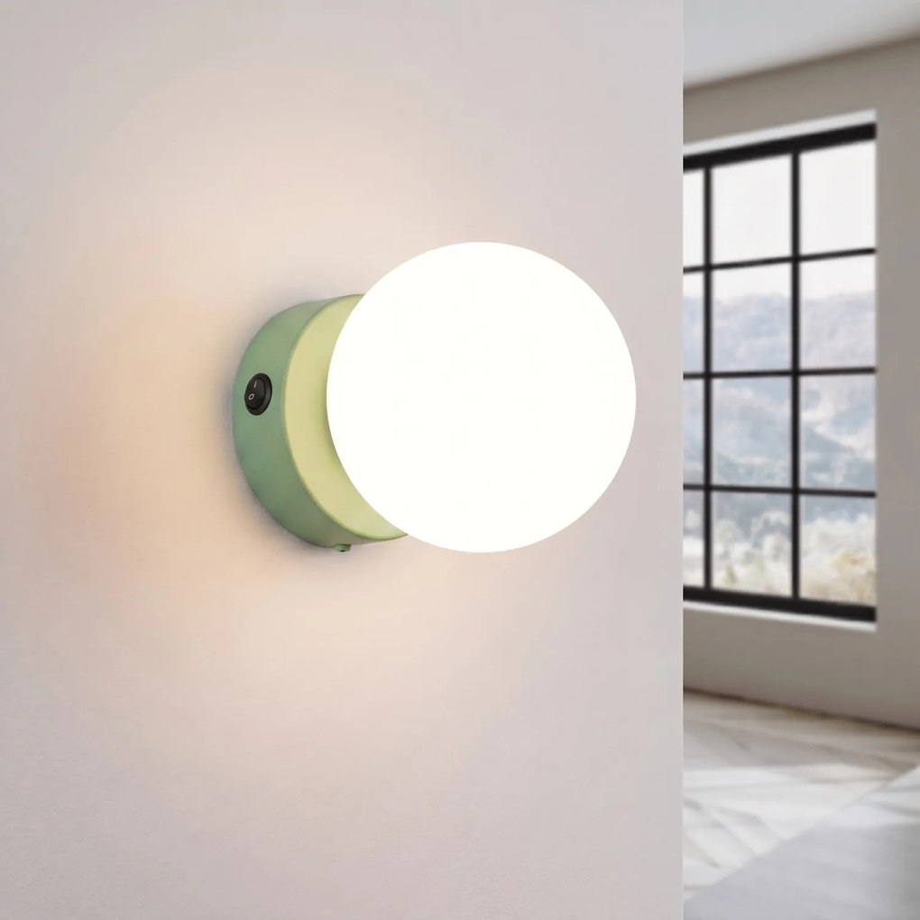Sollux Lighting Nástěnné svítidlo YOLI 1 šalvějové s vypínačem