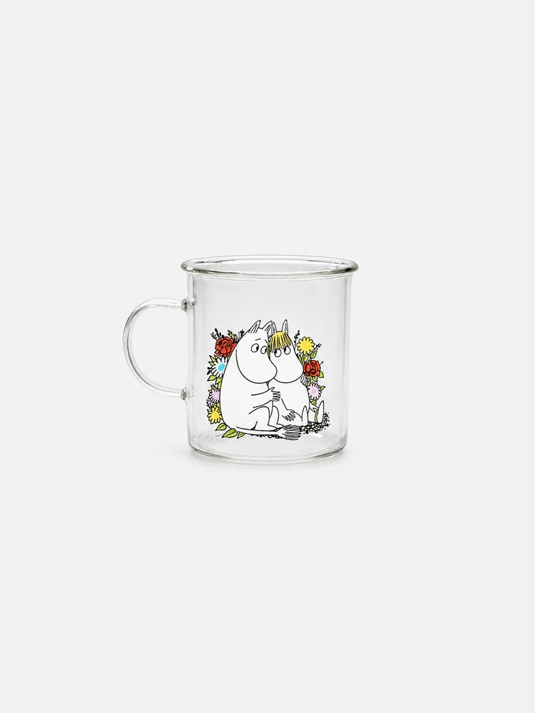 Sinsay - Skleněný hrnek s uchem The Moomins - vícebarevná