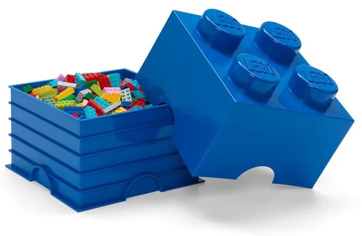 Modrý úložný box čtverec LEGO®