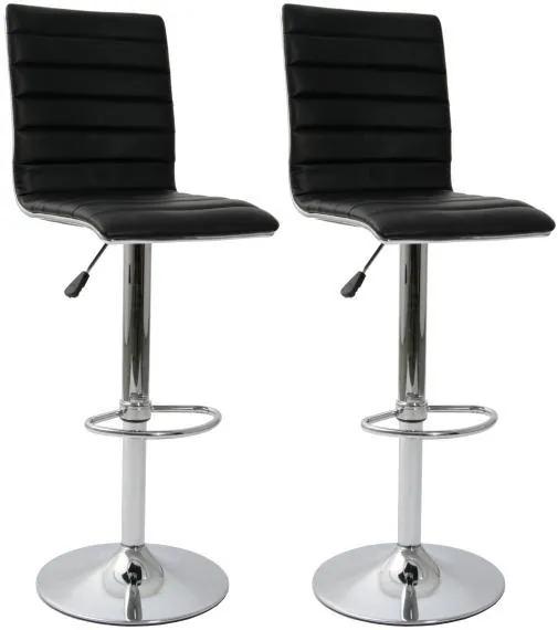 Barová židle 2x  Hawaj CL-3233 | černá
