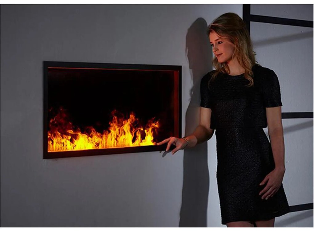 Water vapor fireplace -  Parní krb 500 3D hloubka 250mm