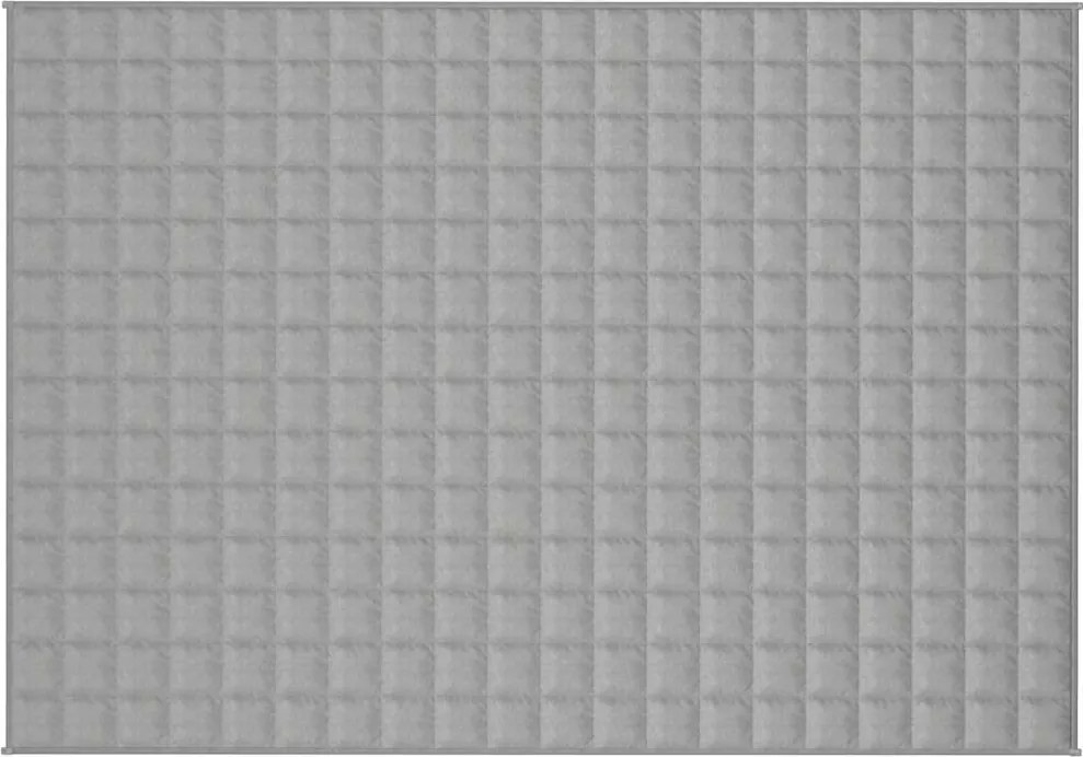 Zátěžová deka šedá 140 x 200 cm 10 kg textil 3154782