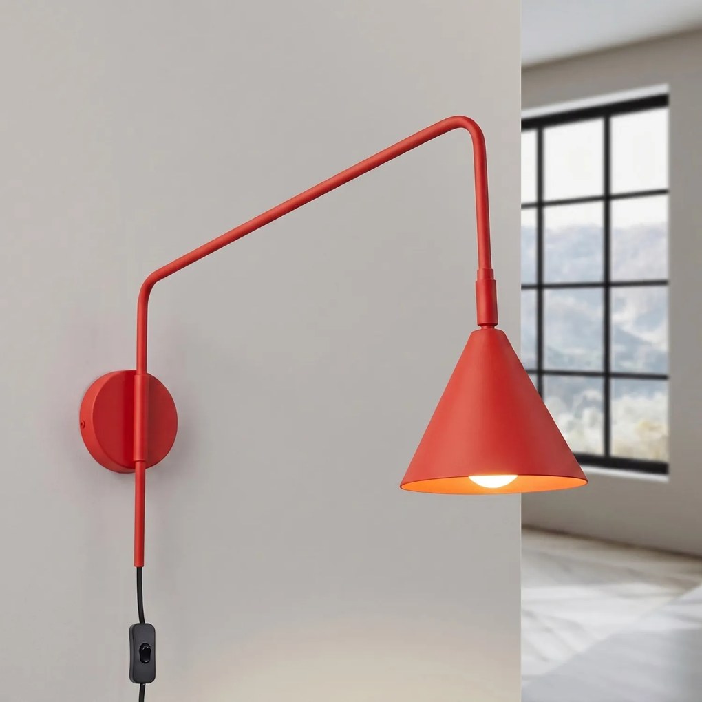 Sollux Lighting Nástěnné svítidlo NOX červené