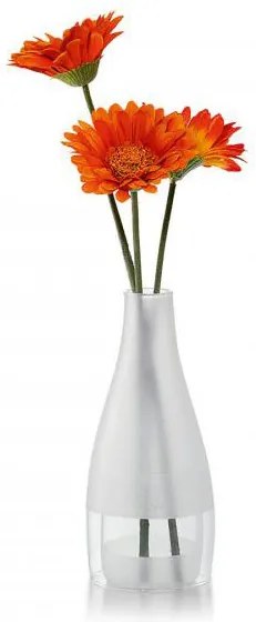 Krásná váza z borosilikátového skla Philippi Duett Rozměry: výška 21 cm