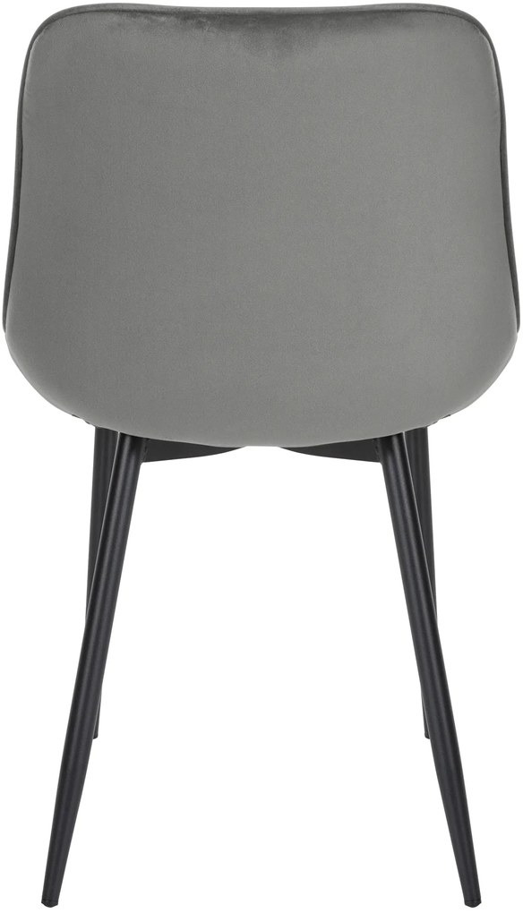 Jídelní židle Sowerby - samet | šedá