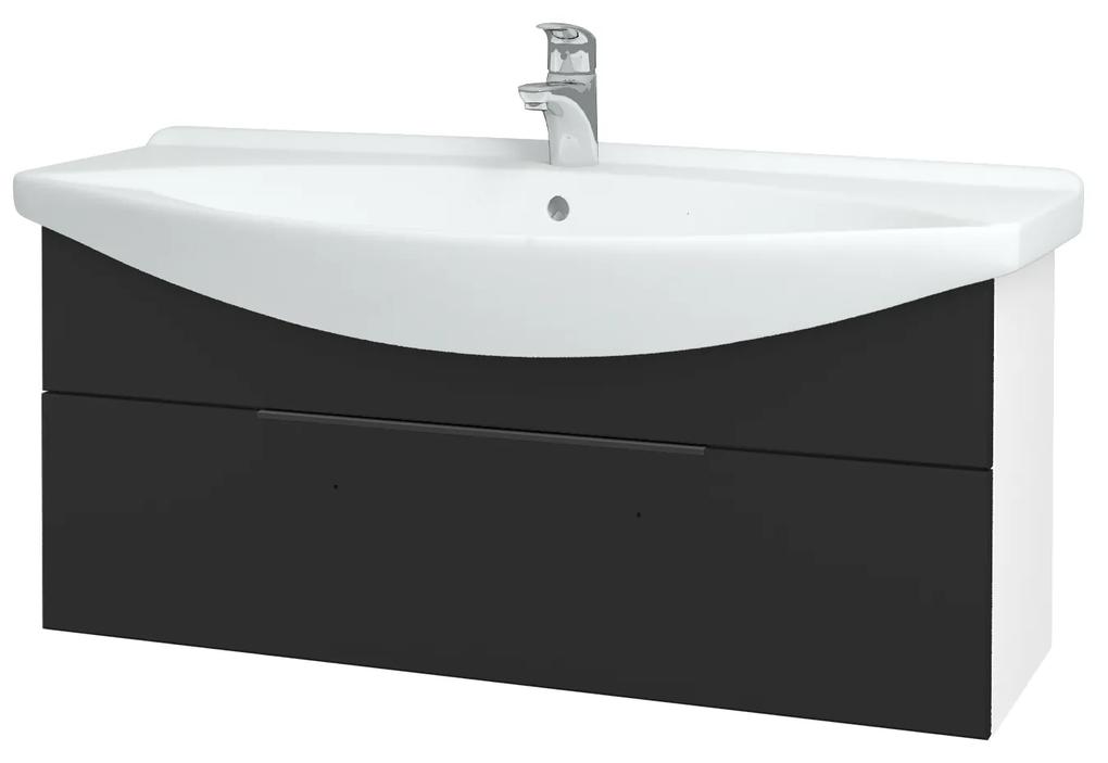 Dřevojas Koupelnová skříň TAKE IT SZZ 105 Varianta: N01 Bílá lesk / Úchytka T06 / D06 Ořech