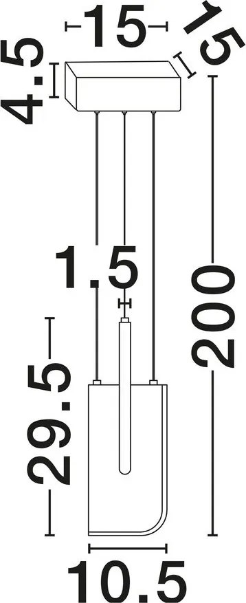 Světle šedé kovové LED stmívatelné závěsné svítidlo Totem – Nova Luce