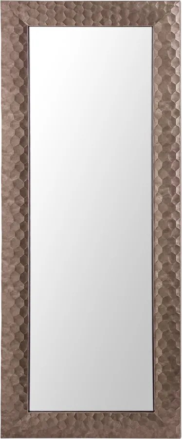Nástěnné zrcadlo 50 x 130 cm hnědé ANTIBES