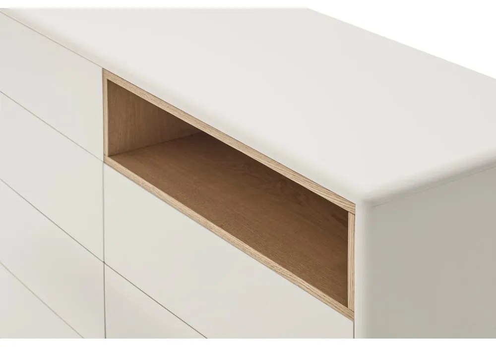 Krémová komoda 120x90x40 cm Corvo – Teulat