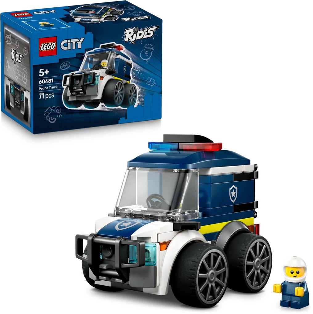 Lego® city 60481 autíčka – policejní dodávka 5702018031766