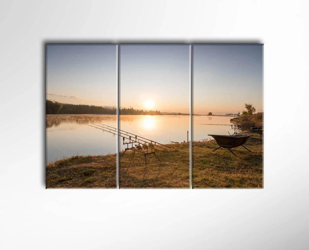 Malvis ® Obraz Pruty na břehu ROZMĚR (šířka x výška): čtyřdílný čtverec 80x80 cm