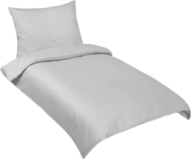Bellatex Povlečení bavlněné satén LUX 140x200, 70x90 cm Šedá