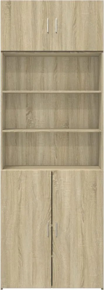 Úzká úložná dub sonoma 80x42,5x225 cm kompozitní dřevo 3281345
