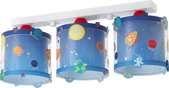 Dalber D41343 dětský lustr Planets 3x60W|E27