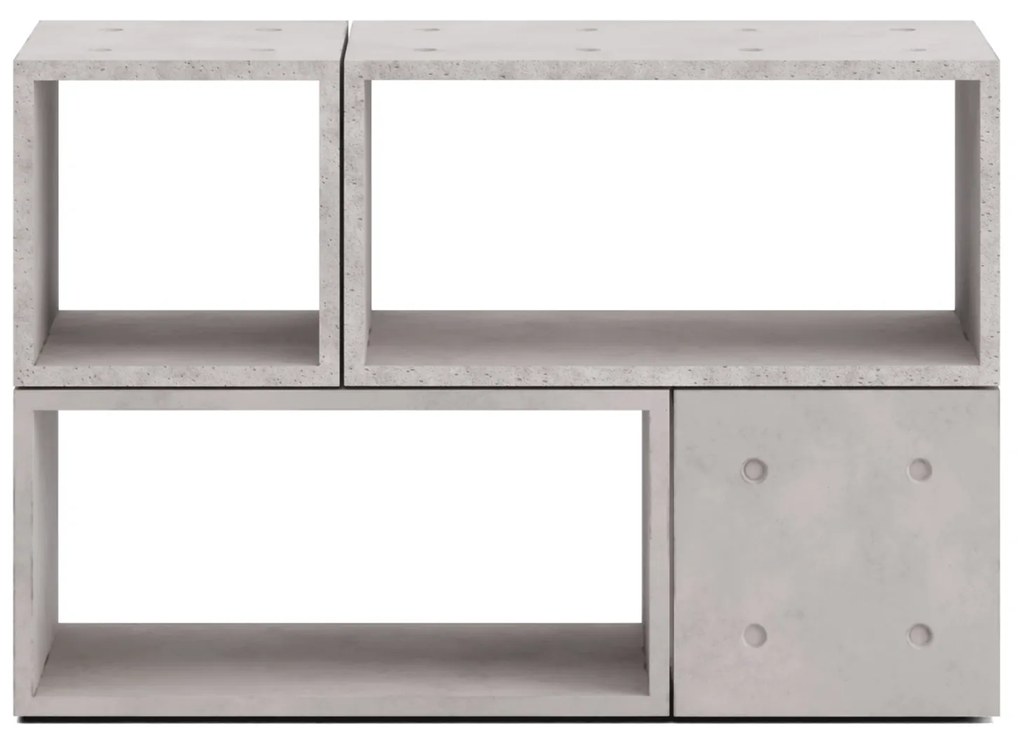 Lyon Beton designové úložné prostory Dice Configuration 2M2L