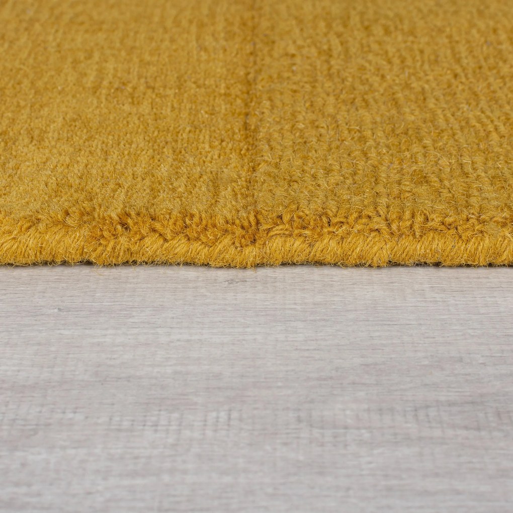 Flair Rugs, Kusový koberec Demi Check Ombre Yellow, 200x290, žlutá, ložnice