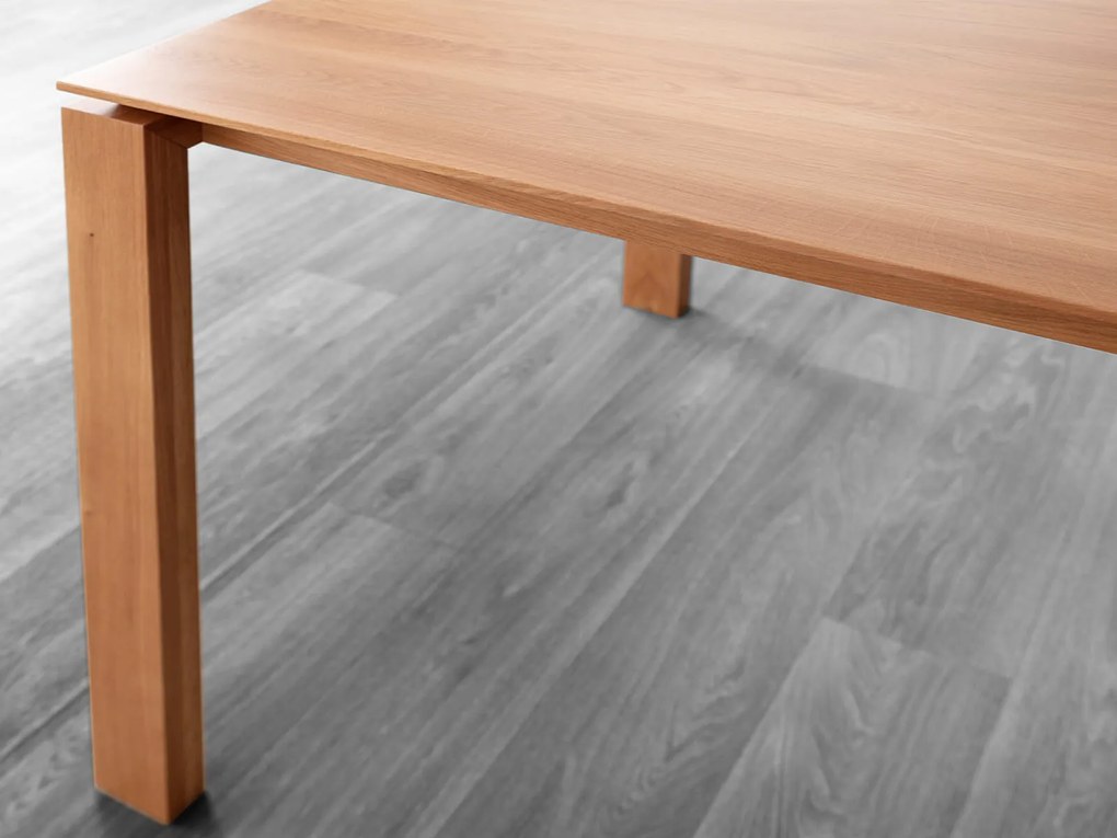Obdélníkový dubový stůl 90x180 cm Boston matný dub