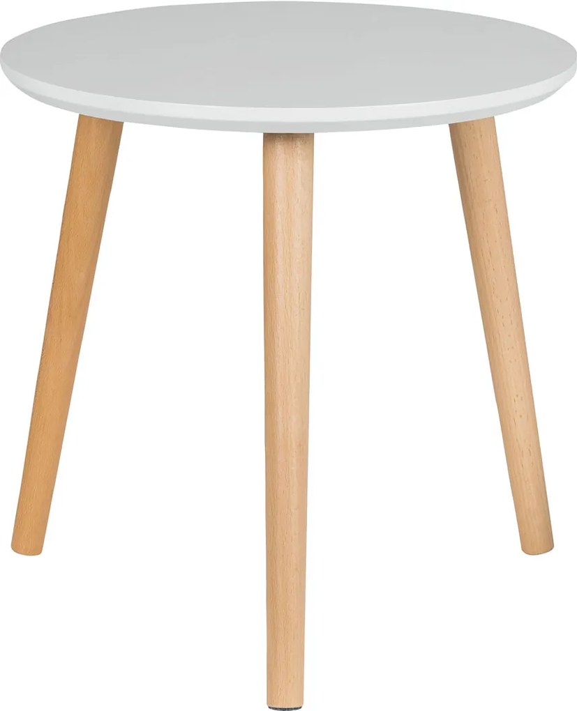 Livarno home Stolek, Ø 40 cm (bílá)