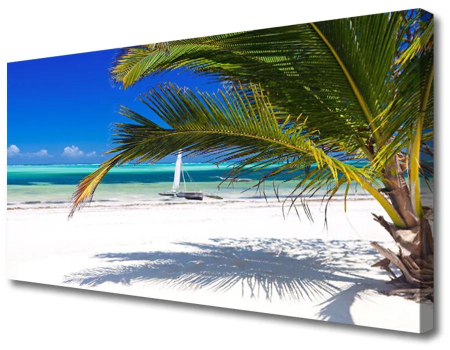 Obraz na plátně Pláž Palma Krajina 125x50 cm
