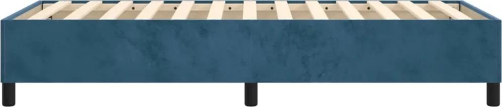 vidaXL Box spring postel 90 x 200 cm samet [3121100] Barva: Černá