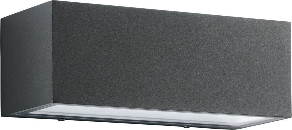 FAN LED-W-TWIN-XL ANT Venkovní nástěnné svítidlo LED TWIN antracit hliník 35W 4440lm 4000K IP54 10,8x30x12 cm - FANEUROPE