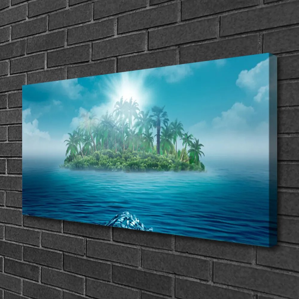 Obraz na plátně Ostrov Moře Krajina 125x50 cm