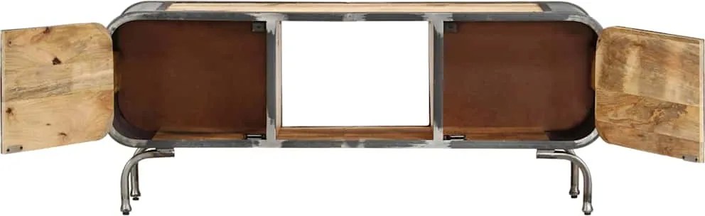 TV skříňka 110 x 30 x 42 cm masivní mangovníkové dřevo 339711