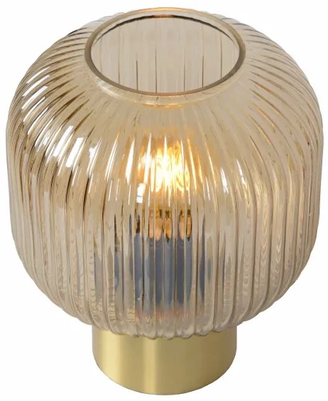 Lucide 45586/20/62 - Stolní lampa MALOTO 1xE27/40W/230V béžová/zlatá