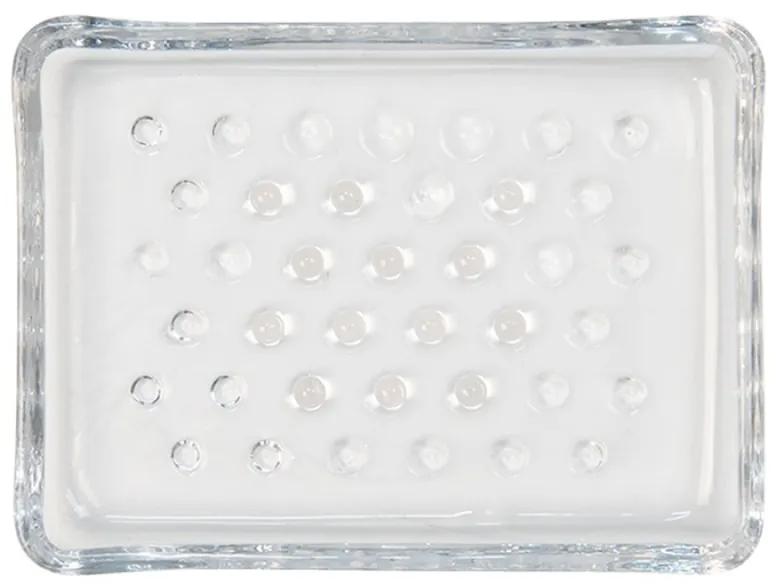 Skleněná miska na mýdlo – 13x10x2 cm