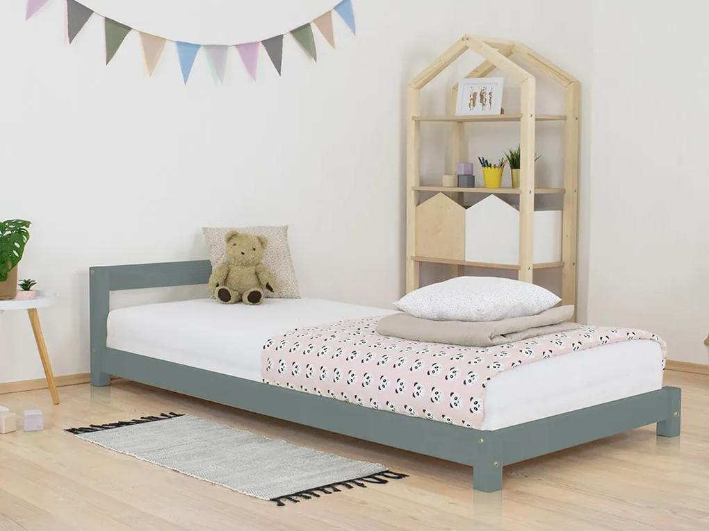 Benlemi Dětská jednolůžková postel s čelem DREAMY Zvolte barvu: Cihlová, Zvolte rozměr: 90x190 cm