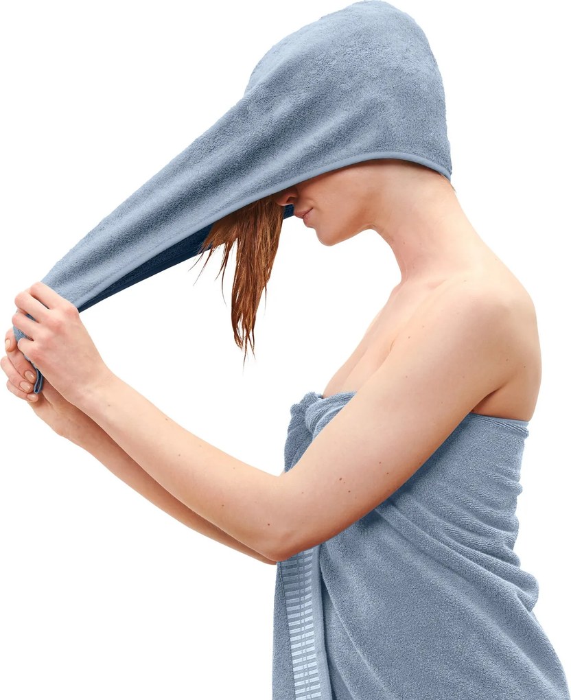 Tchibo - Ručníkový turban, světle modrá