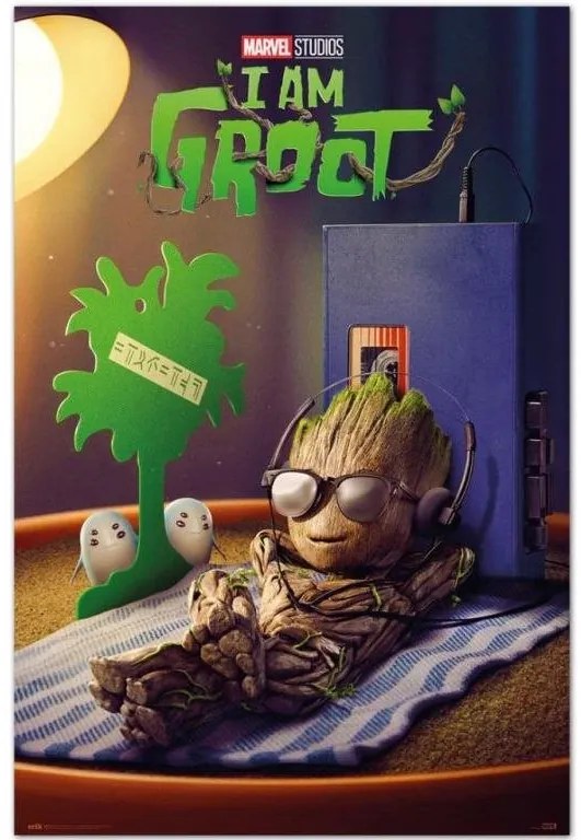 Plakát marvel - i am groot - get your groot on - plakát