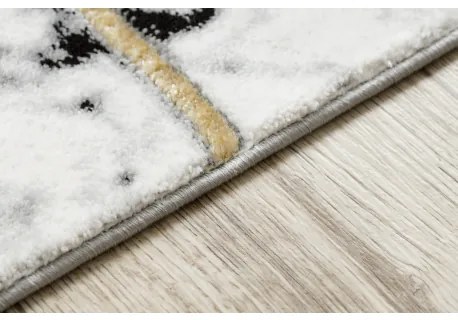 koberec EMERALD výhradní 1020 glamour, stylový mramor, trojúhelníky č velikost 120x170 cm | krásné koberce cz