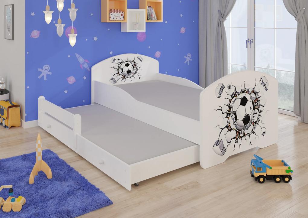 Dětská postel s matracemi PEPE II 160x80 Motiv: BALL