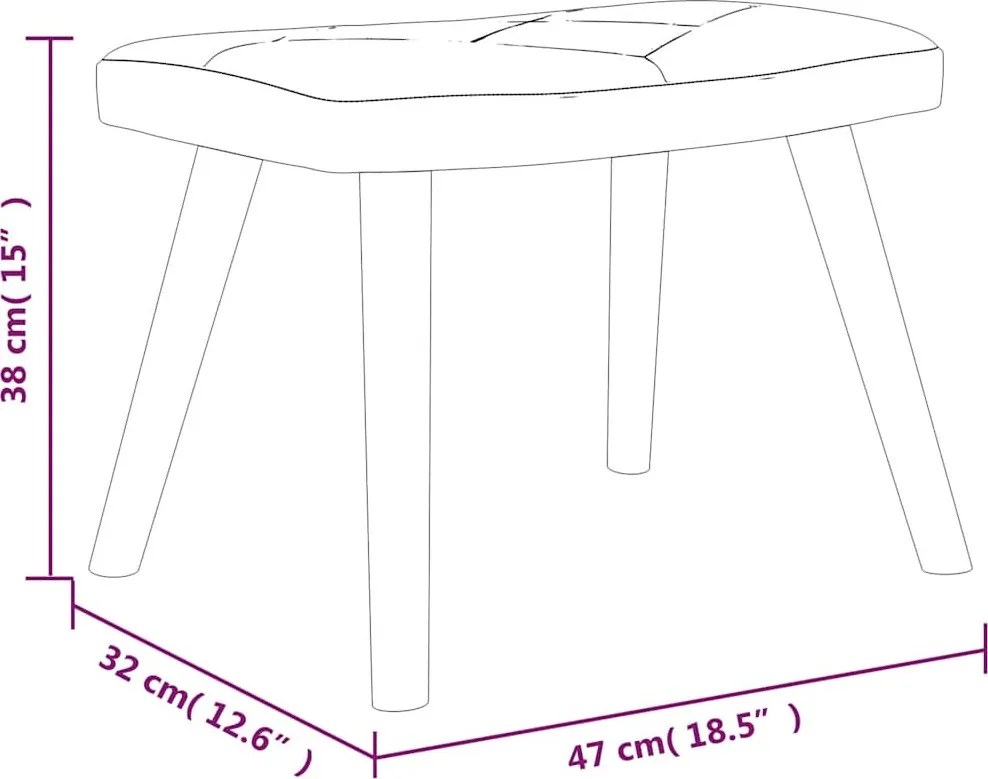 vidaXL Relaxační křeslo se stoličkou patchwork textil [328196] Barva: Černá