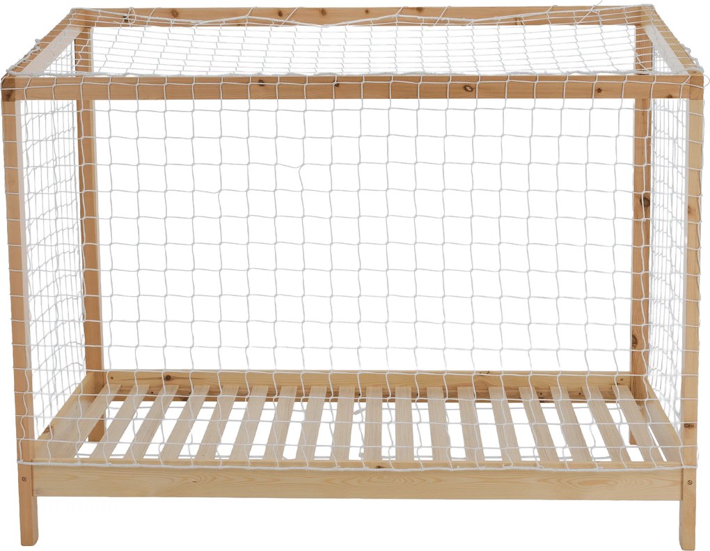 Montessori postel, přírodní/bílá/černá, 90x200, FUTAL