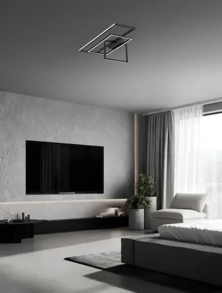 Designové stropní svítidlo Clea 2 černé