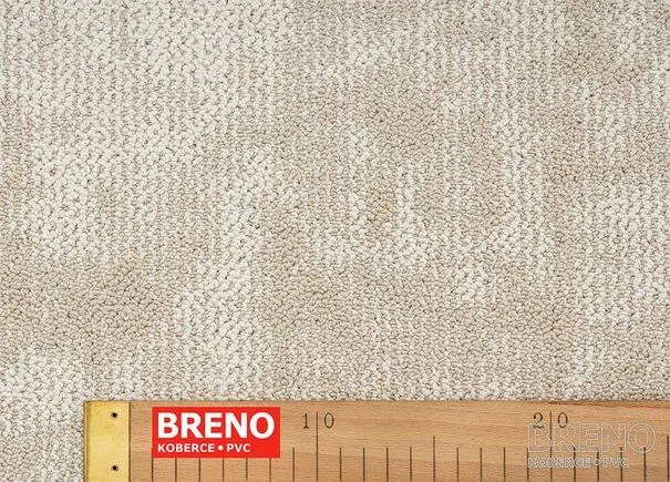 Breno Metrážový koberec TUNGSTEN 71 béžový, šíře 400 cm, Béžová