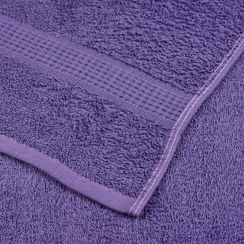 Ručníky do sprchy FROGN 10 ks fialové 70x140 cm 360 g/m² 136883