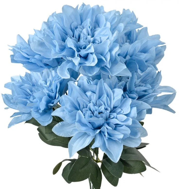 Umělá květina modrá Laurianne – 49 cm