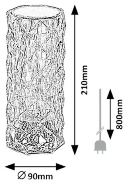 Rabalux 76015 stolní lampa Siggy