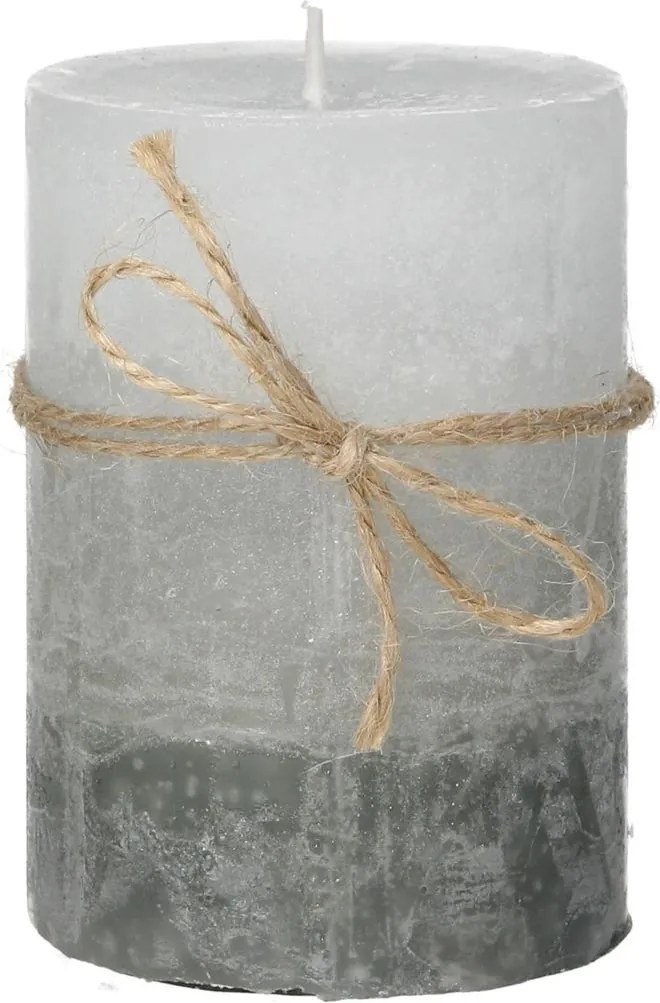 Svíčka Silvia 10cm grey