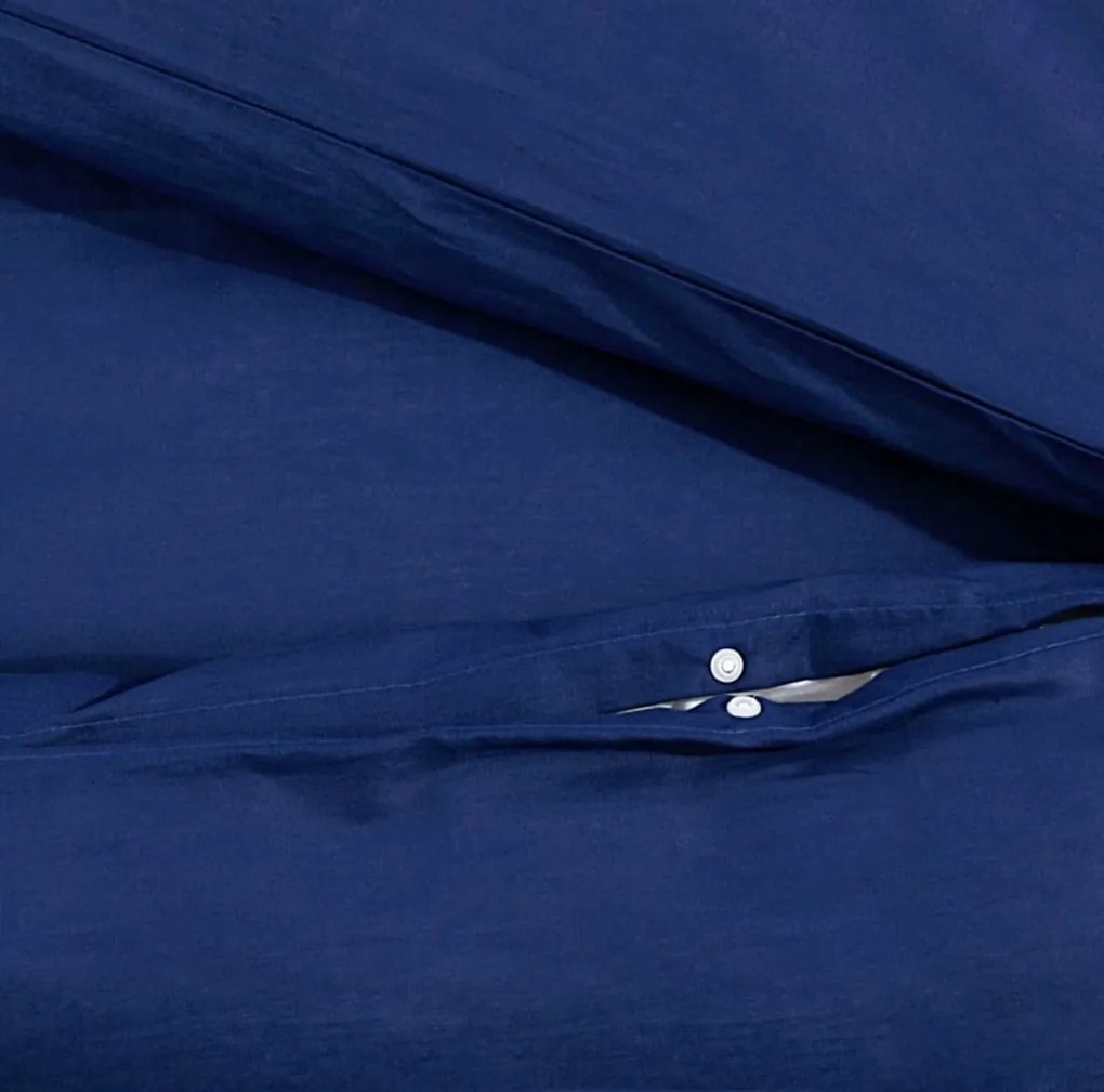 vidaXL Sada ložního prádla 155 x 220 cm bavlna [136151] Barva: Černá