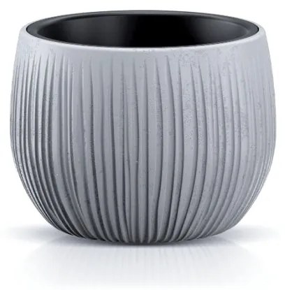 PROSPERPLAST Květináč - BETON BOWL Průměr: 14,4 cm, Barva: beton