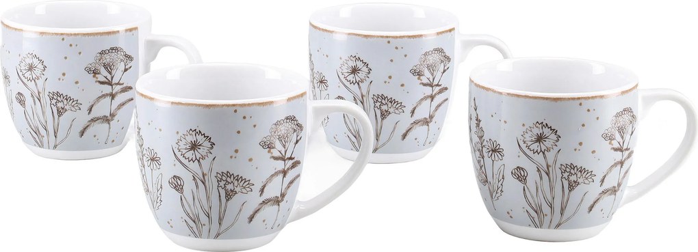 XXXLutz SADA HRNKŮ NA KÁVU porcelán keramika 4dílné Creatable - Kolekce nádobí - 007768075602