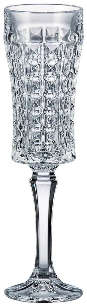 Crystalite Bohemia sklenice na šampaňské Diamond 120 ml 6KS