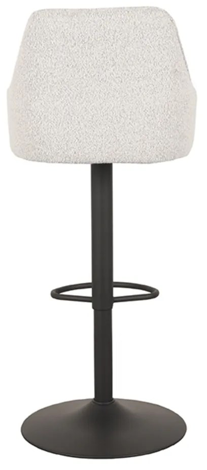 LABEL51 barová židle FENDER bílé bouclé CM-55.019