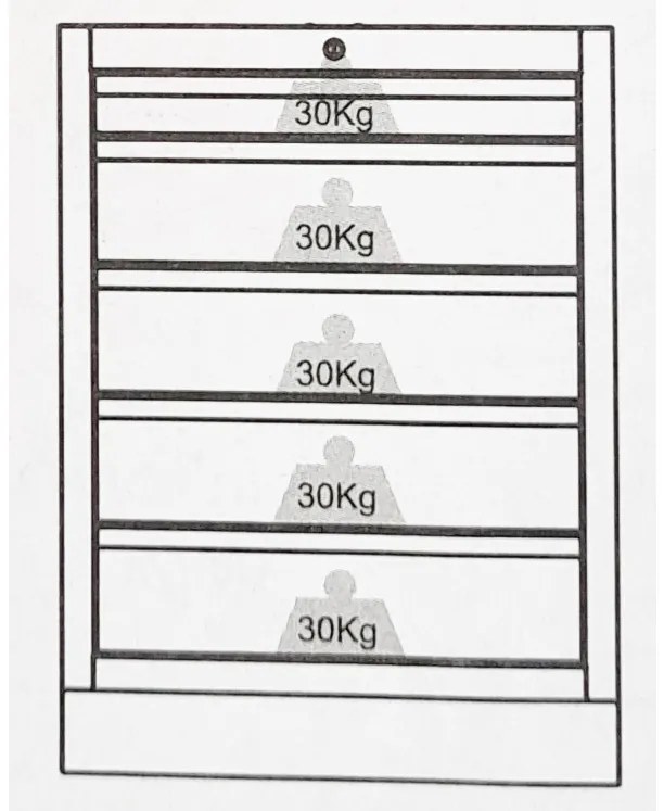 Dílenská skříňka Procarosa PROFI TGC-1305 - hluboká Barva: Šedá