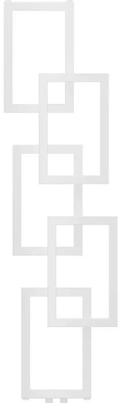 Mexen Grid, dekorativní koupelnový radiátor 1360 x 390 mm, 349 W, bílá, W215-1360-390-00-20