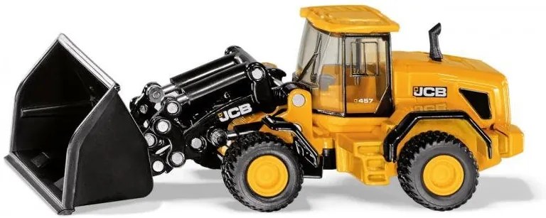 Kovový model siku super - jcb 457 wls s předním nakladačem 1:87